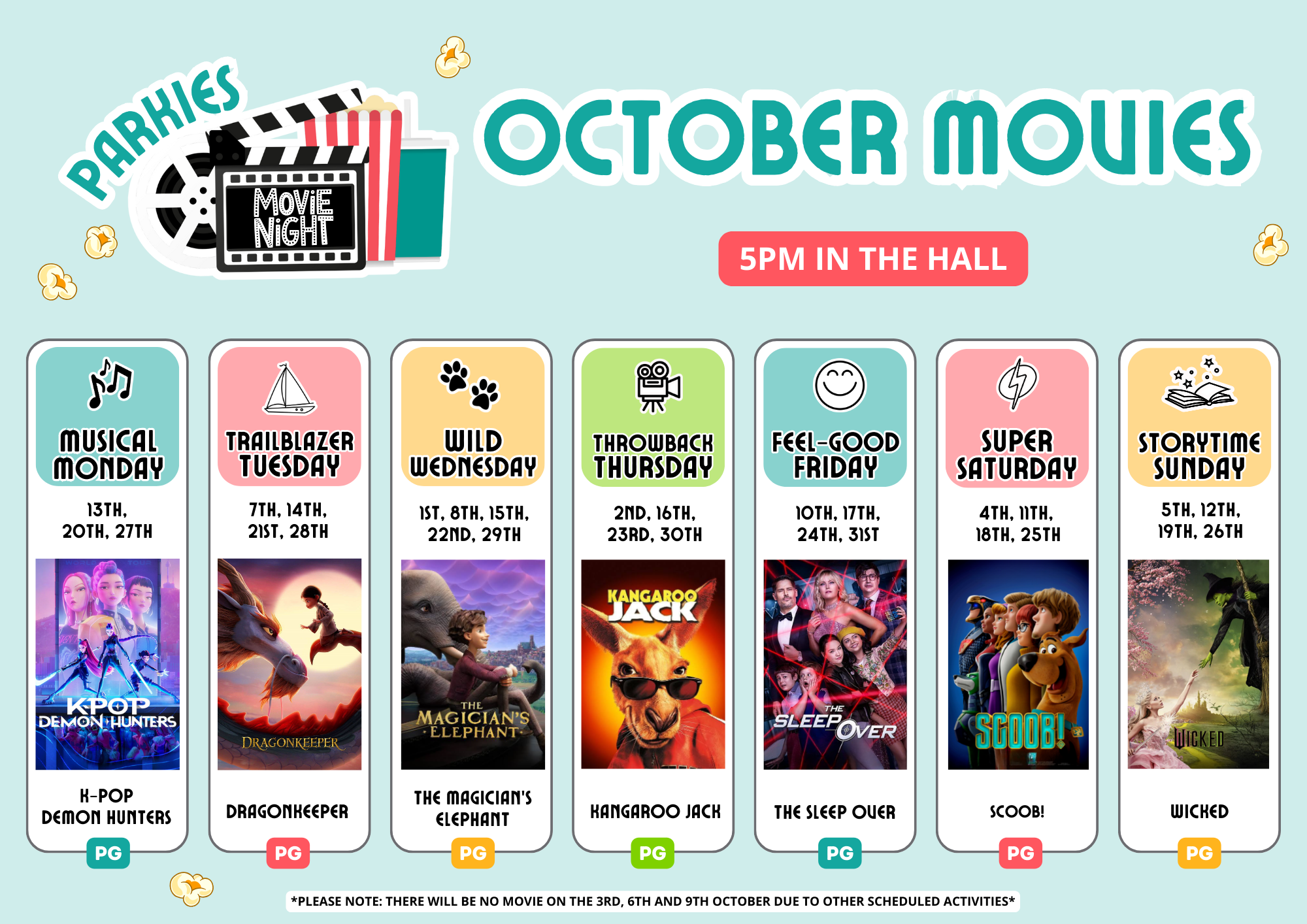 SPRING Movie Nights - Coffs Coast Holiday Parks